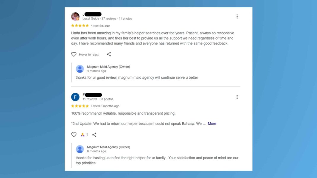 7 Best Maid Agencies in Singapore in 2025 - Locals' Singapore